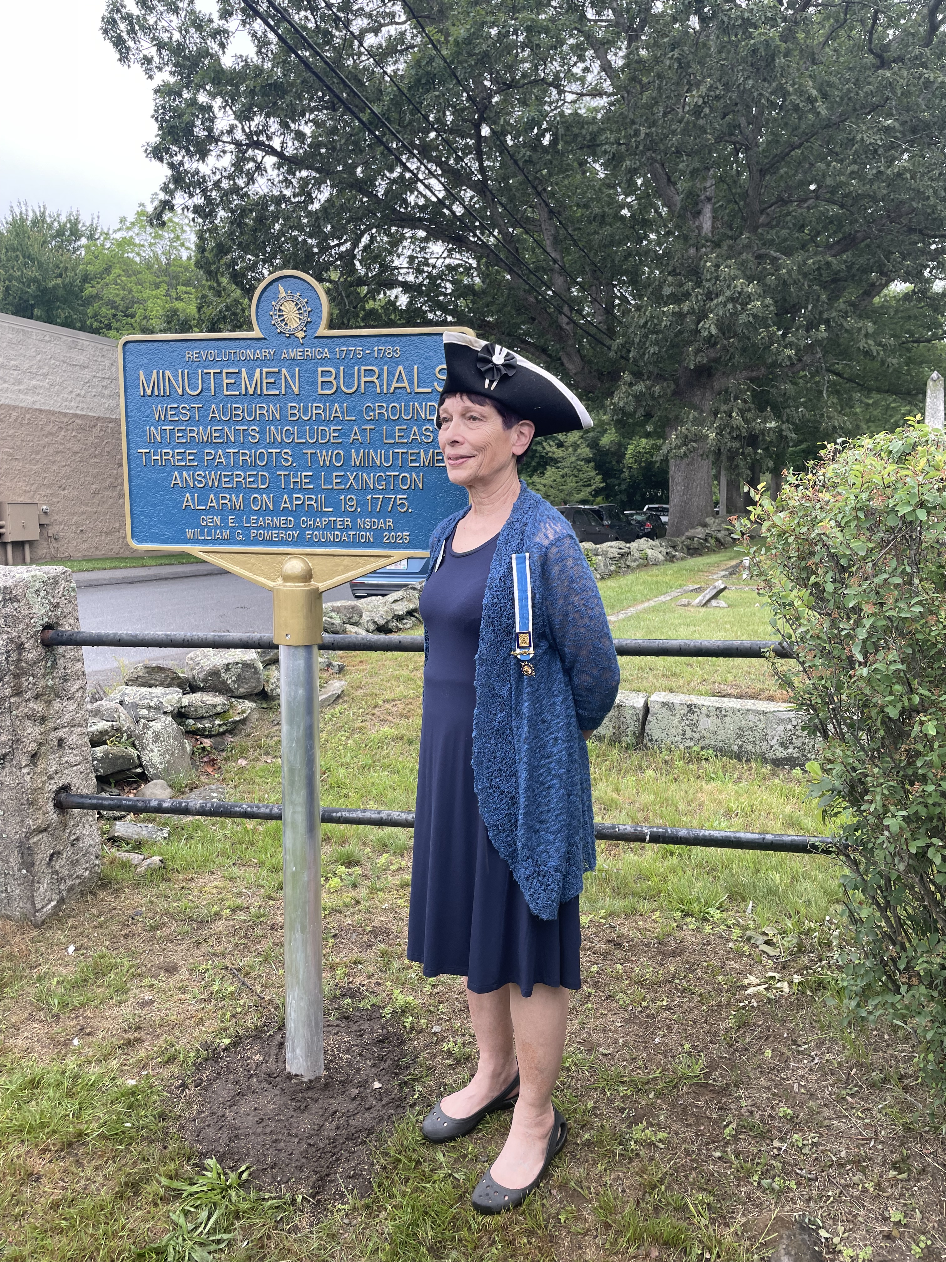West Auburn Burial Marker – Auburn Historical Society & Museum
